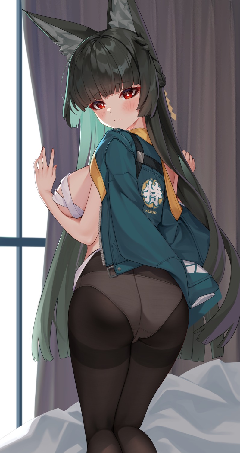 matrix16 zenless zone zero hoshimi miyabi animal ears ass kitsune pantsu pantyhose sarashi see ...